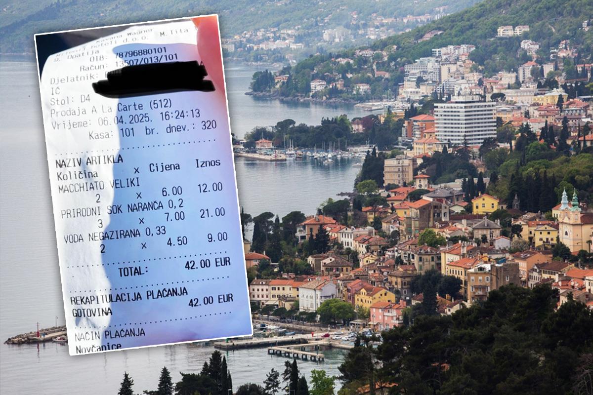 "Da li je ovo normalno?!" Turista šokiran računom u hrvatskom gradu: Od ...