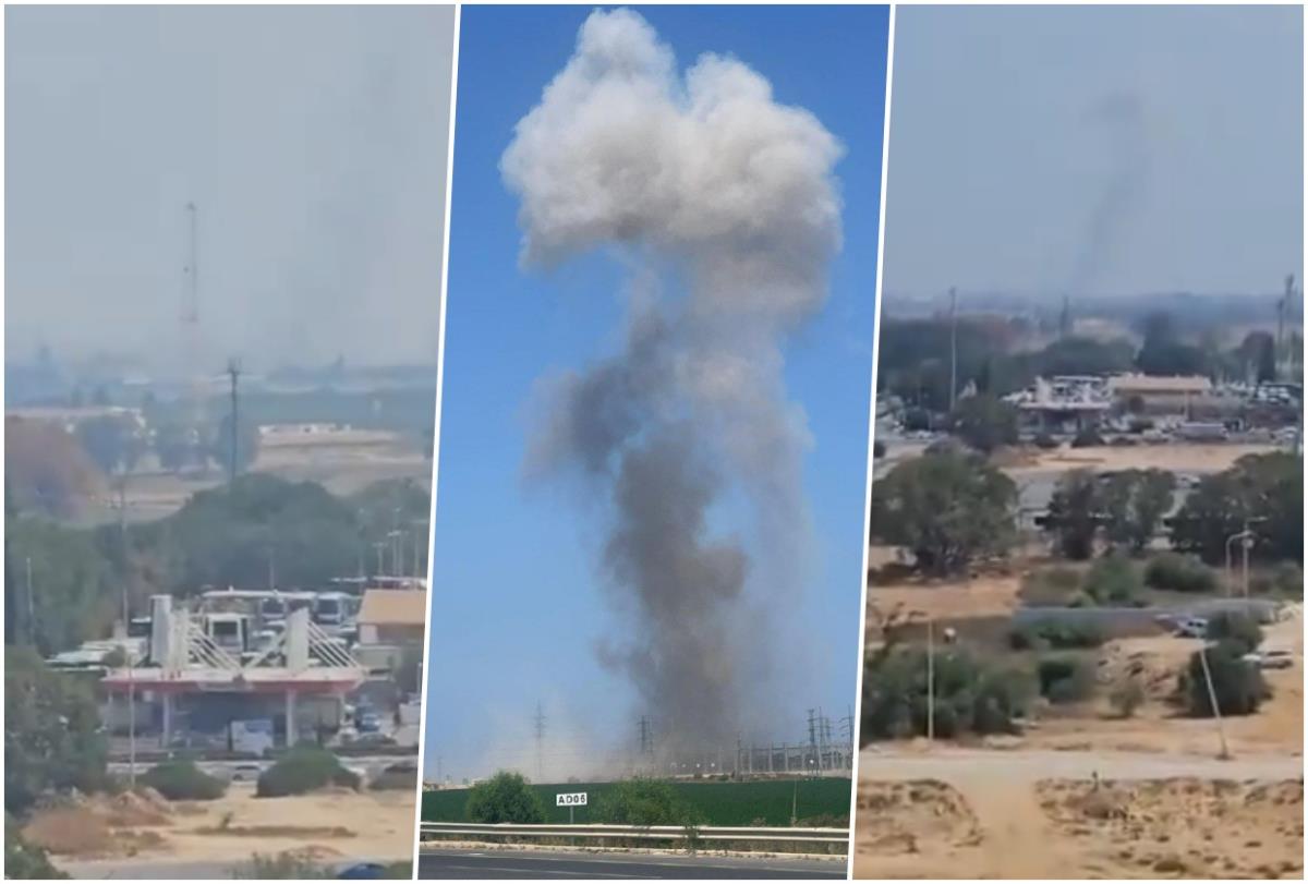 Prvi snimci iranskog napada na izraelsku elektranu u Ašdodu | Kurir