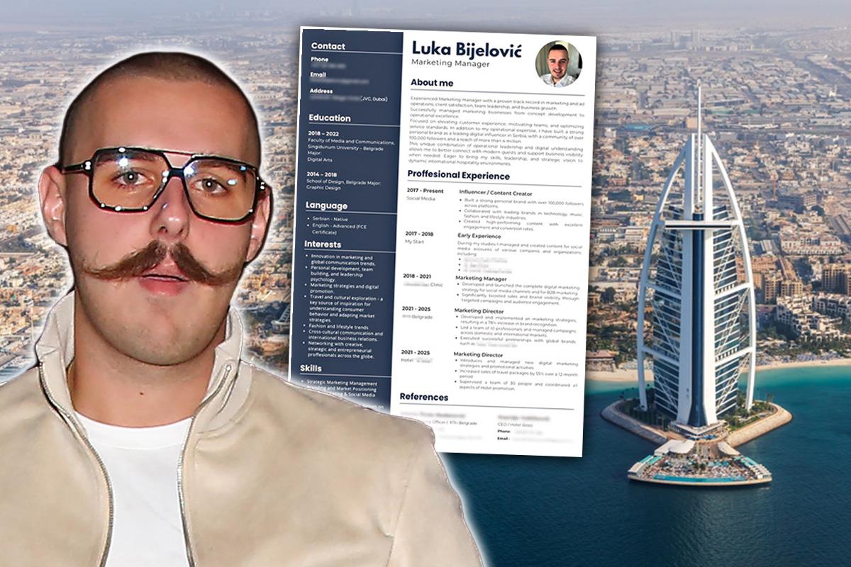 Pljugica traži posao po Dubaiju | Kurir