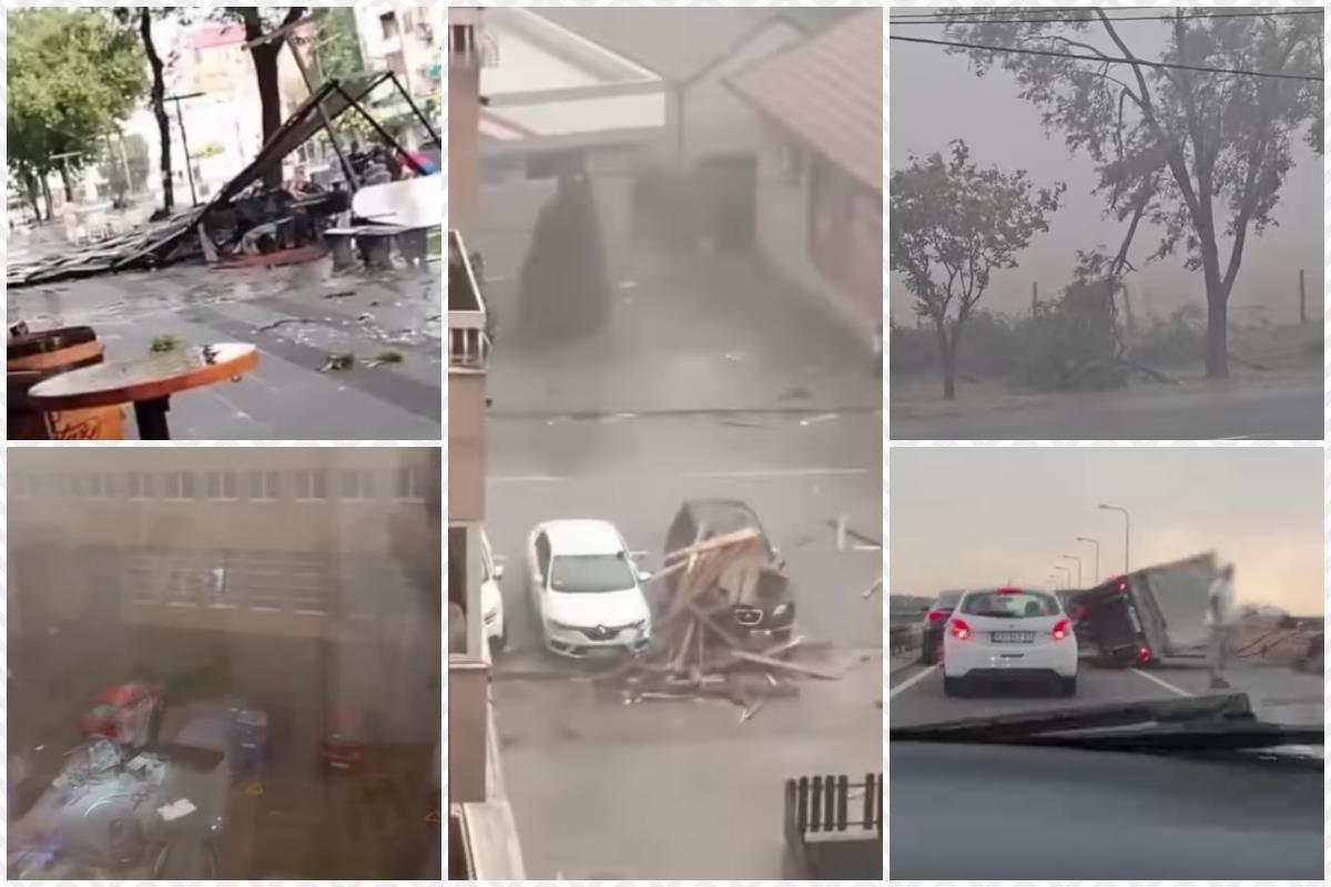 Nevreme u Srbiji, strašni snimci iz Požarevca | Kurir