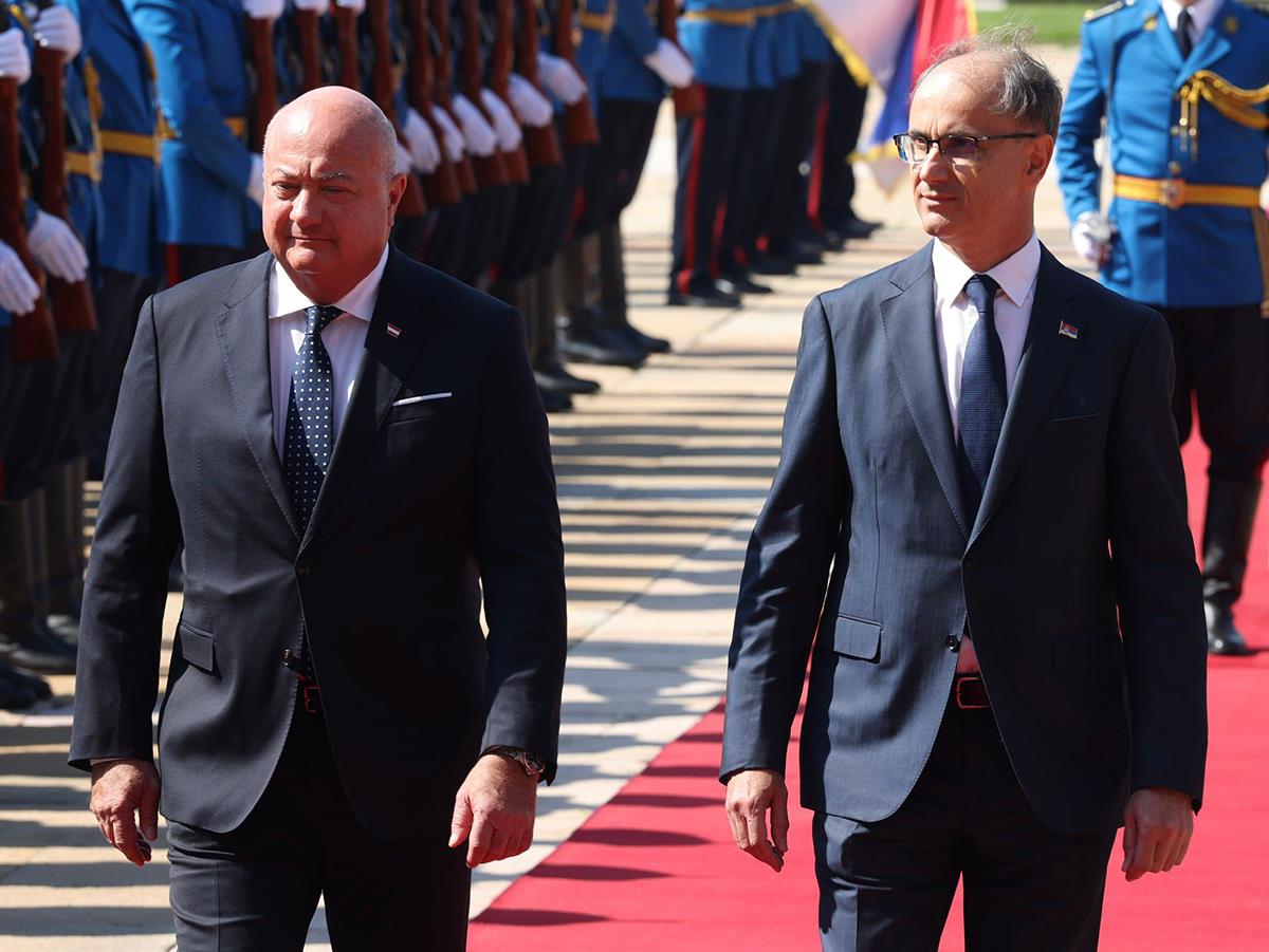 Premijer Macut doček austrijskog kancelara Kristijana Štokera | Kurir