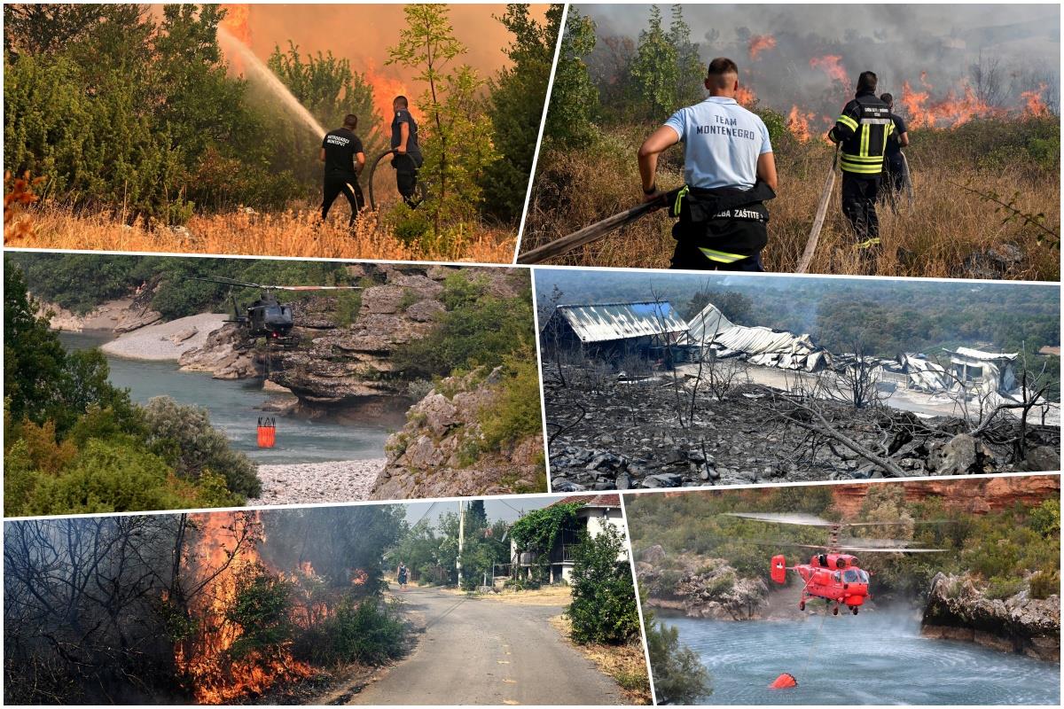 Požari u Crnoj Gori 14. avgust | Kurir