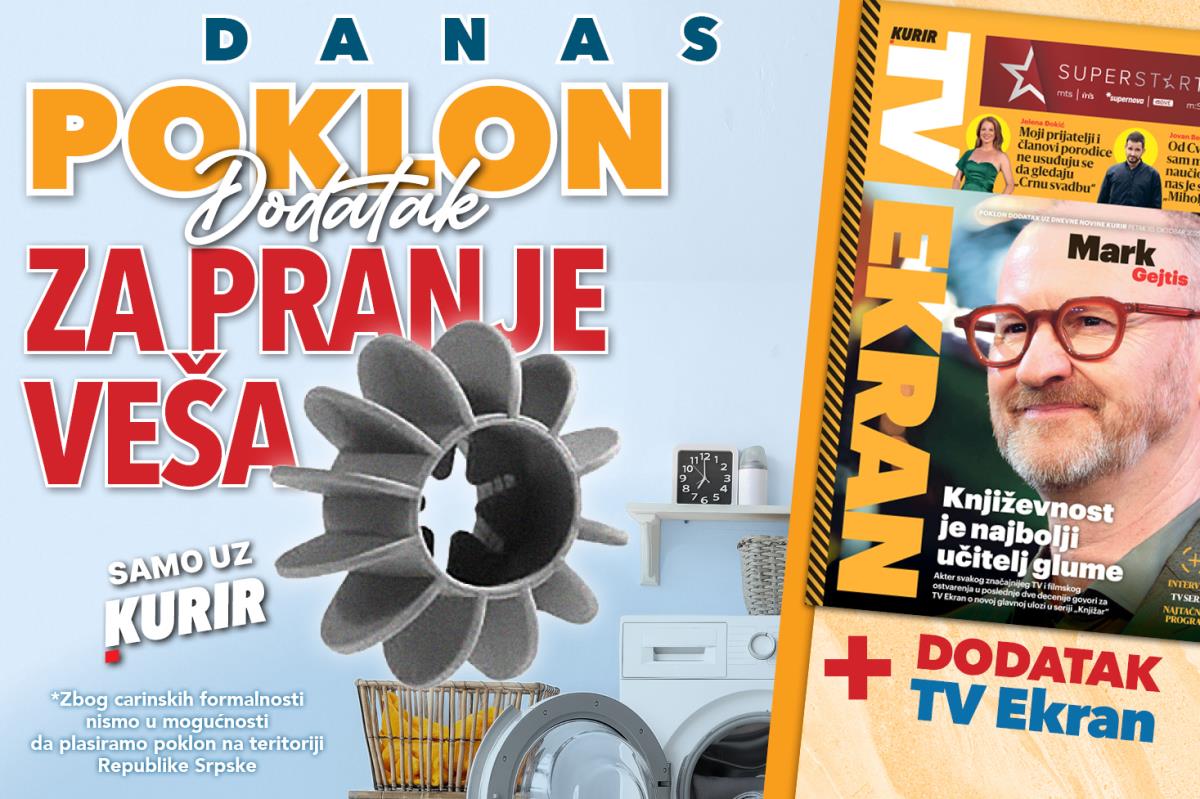 DANAS UZ KURIR – TV EKRAN I KORISTAN POKLON ZA BESPREKORAN VEŠ! | Kurir