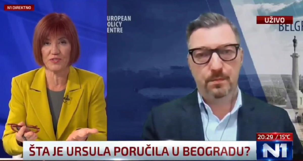 Novinarka N1 se pita zašto se Ursula fon der Lajen nije sastala sa ...