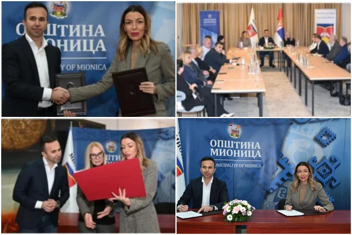 Ministarka Mesarović na potpisu ugovora u Mionici | Biznis Kurir