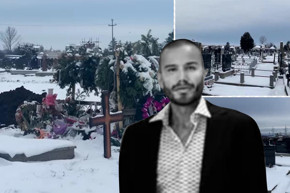 Sahranjen frizer Matija Radulović: Tužna scena na groblju, rodbina ...