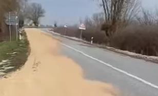 Prosuto žito iz kamiona na putu Vršac-Bela Crkva | Kurir