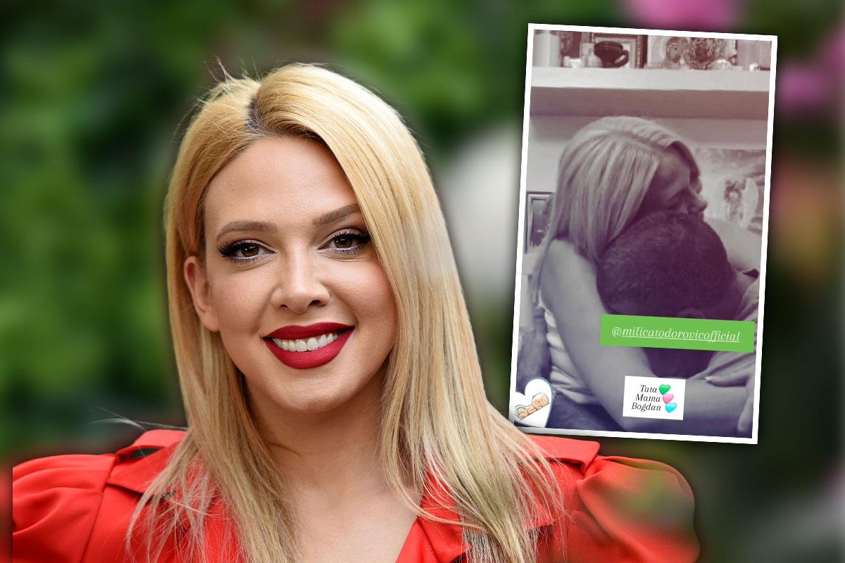 Ovo je prva zajednička fotografija Milice Todorović i oca njenog sina ...