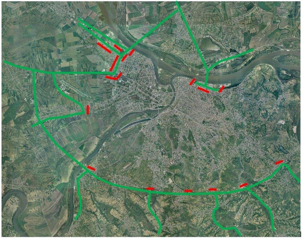 MAPA: Pupinov most nova trasa za tranzit teretnih vozila | Kurir