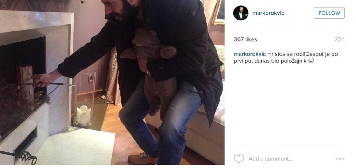 (FOTO) NAJMLAĐI POLOŽAJNIK: Evo šta je Marko Rokvić radio na Božić ...
