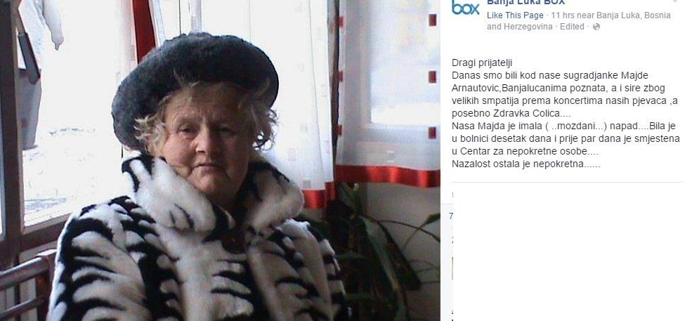 NAJVEĆA ČOLINA OBOŽAVATELJKA OSTALA NEPOKRETNA: Legendarna Majda imala ...