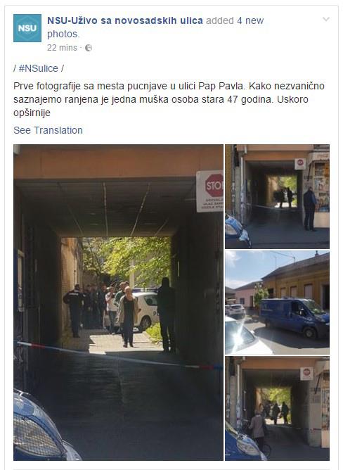 (FOTO) PUCNJAVA U NOVOM SADU: Rafali u centru grada, ima ranjenih | Kurir