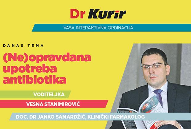 (NE)OPRAVDANA UPOTREBA ANTIBIOTIKA: Danas uživo u emisiji Dr Kurir razgovaramo sa doc. dr Jankom ...