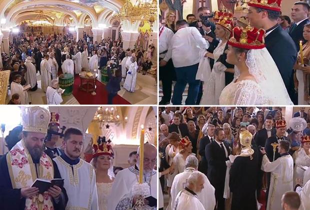 KARIĆI DANAS OŽENILI SINA I UDALI ĆERKE: Neviđeno u Srbiji! Mladenci PRED BOGOM izgovorili ...