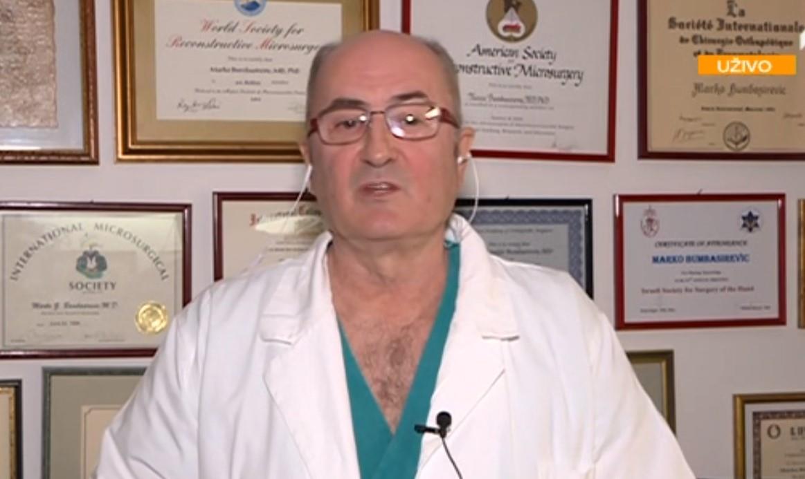 PROFESOR DOKTOR MARKO BUMBAŠIREVIĆ NAKON OPERACIJE VODITELJKE: Mladen ...