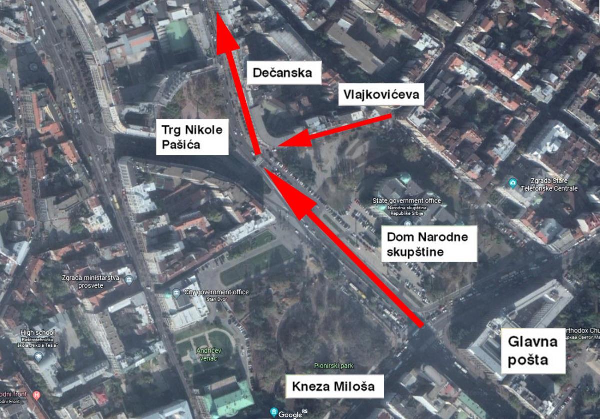 SKUP BUDUĆNOST SRBIJE DANAS U BEOGRADU U 18 SATI: Ove linije GSP idu ...