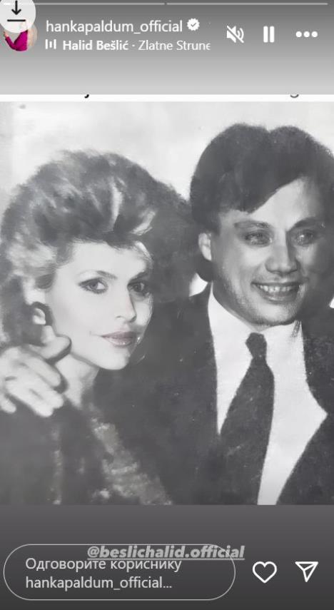 Hanka Paldum o zdravstvenom stanju Halida Bešlića | Kurir